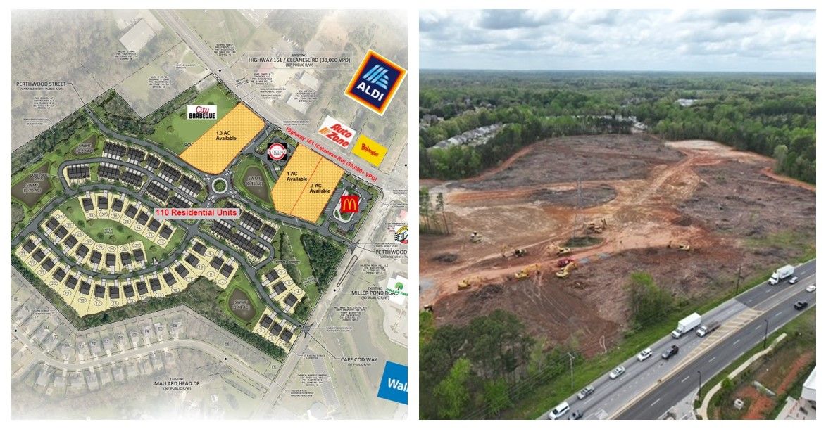 Rock Hill, SC mixed-use development, Hardy Pond, has an outparcel ...